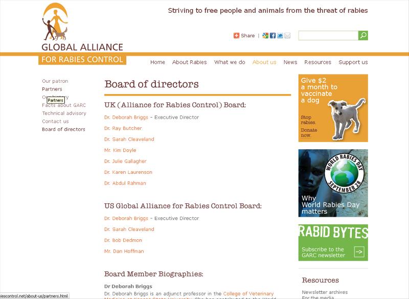 A Sidebar on Rabies Prevention